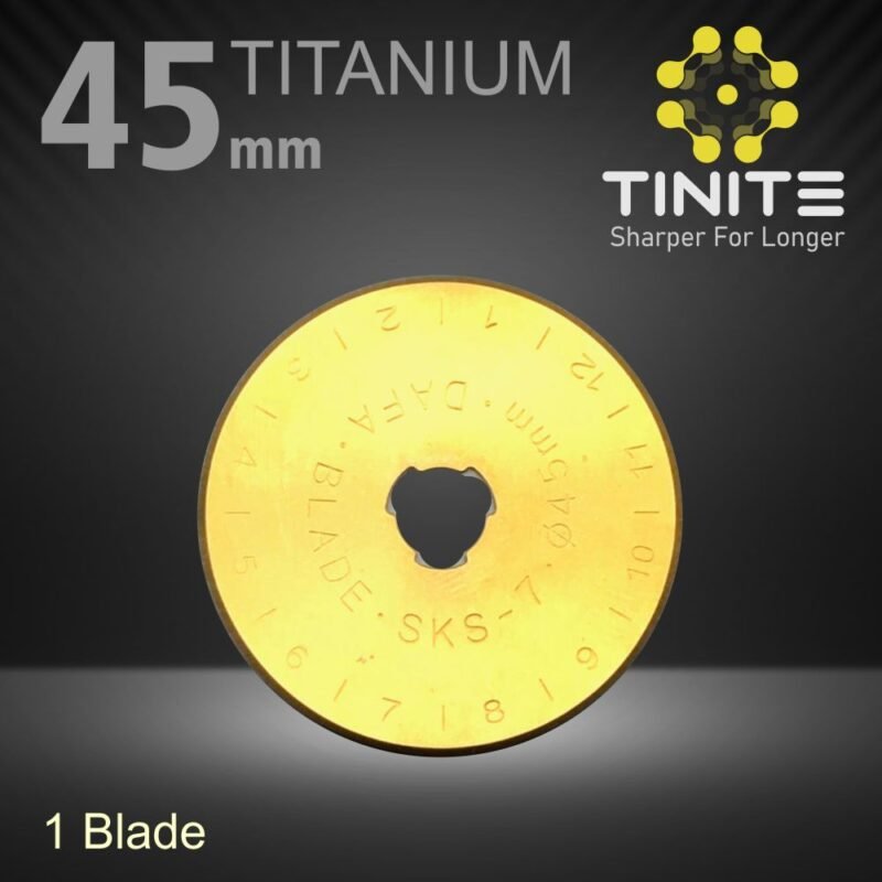 Titanium Nitride 45mm Rotary Blades – Scissorman